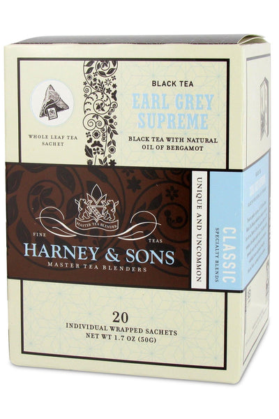 Harney & Sons Earl Grey Supreme Tea 20ct – McCullagh Coffee Roasters